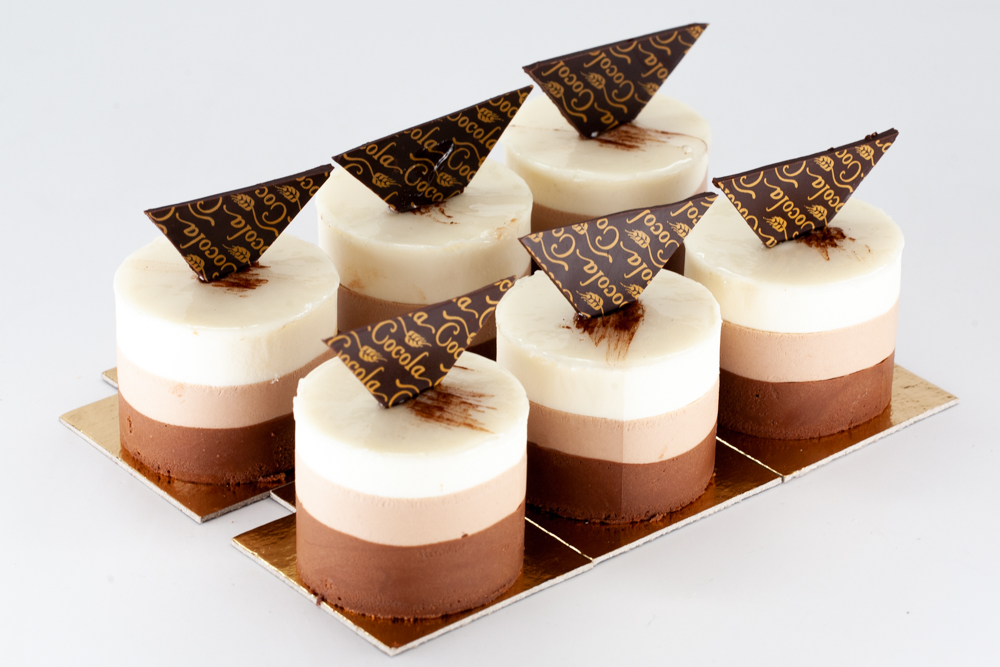 Half Size 3-Layer Chocolate Mousse: Cocola Bakery