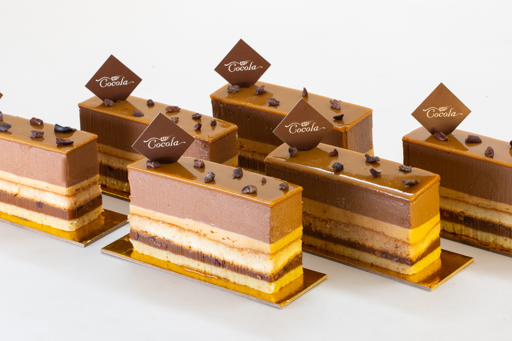 Caramel Choclate Mousse: Cocola Bakery