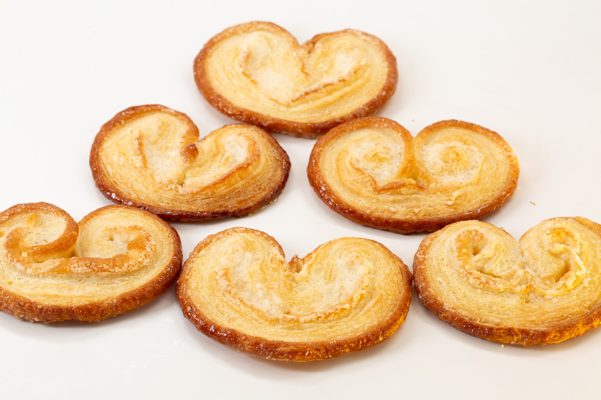 6 Mini Palmiers: Cocola Bakery