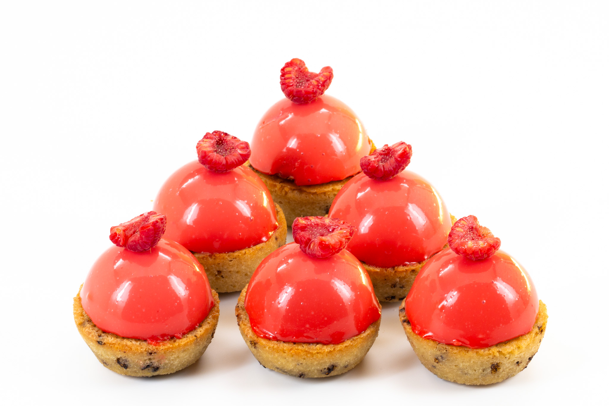 Bite Size Raspberry Financier: Cocola Bakery