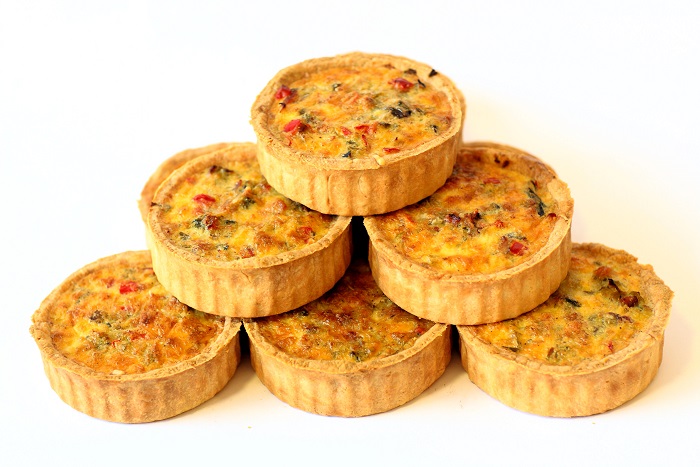 Veggie Quiche: Cocola Bakery